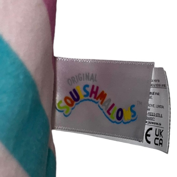Toys | Squishmallow 12 Bevin Rainbow Pastel Cotton Candy Snowcone Fuzzy ...